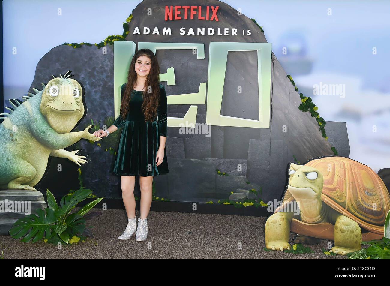 Reese Lores arrives at the premiere of "Leo" on Sunday, Nov. 19, 2023 ...