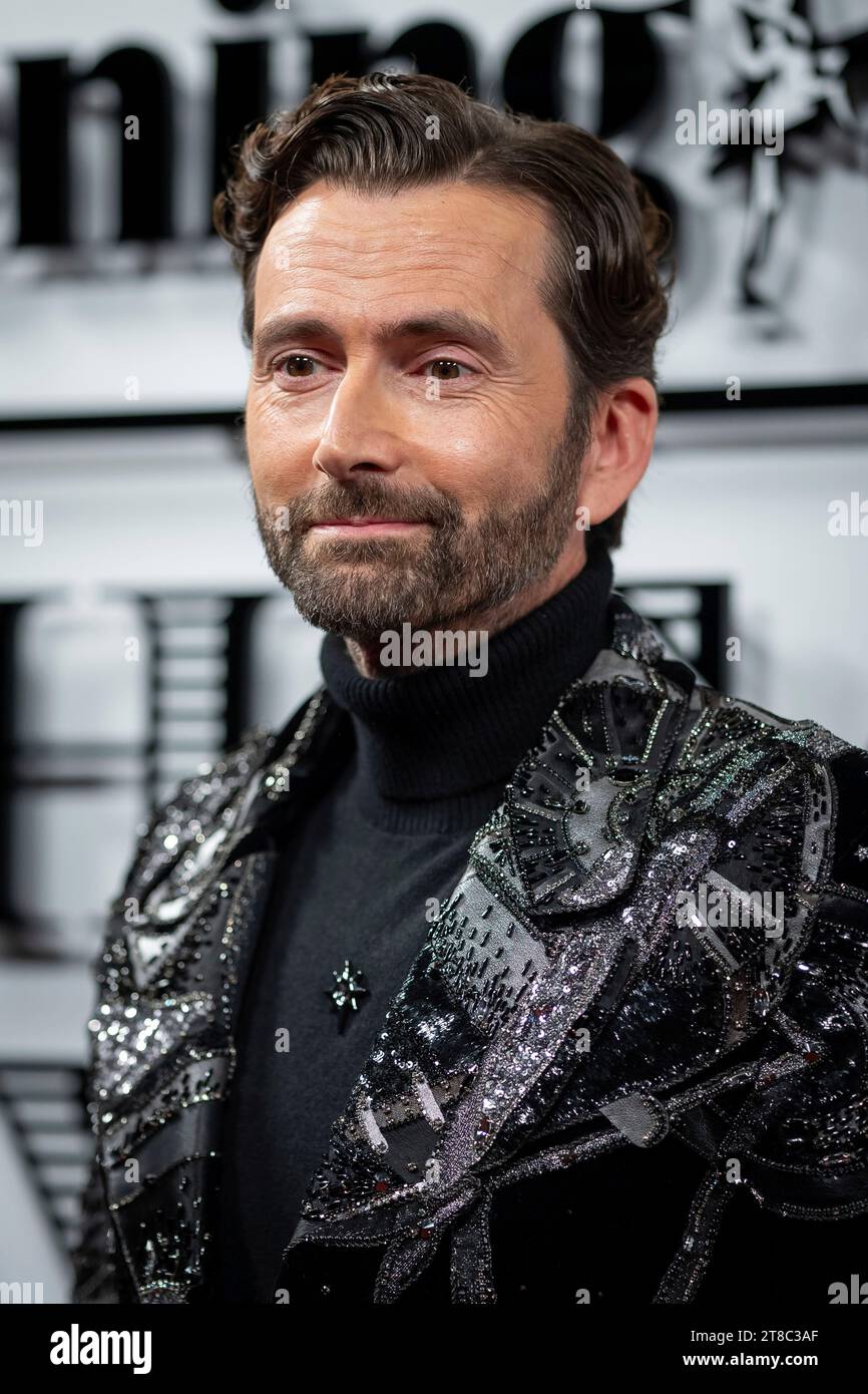 David Tennant poses for photographers upon arrival at The Evening ... David Tennant poses for photographers upon arrival at The Evening ...