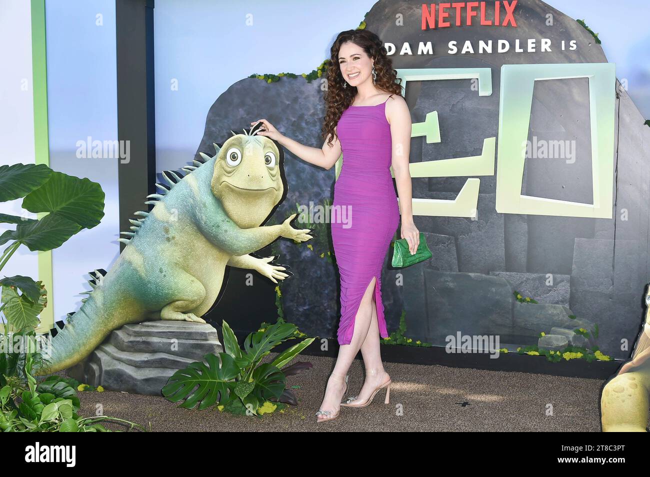 Allison Strong arrives at the premiere of "Leo" on Sunday, Nov. 19 ...