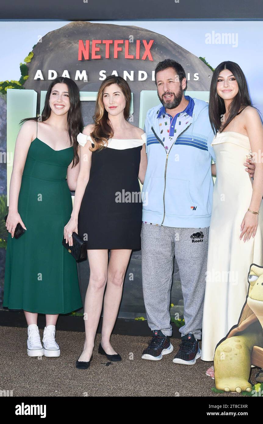 Sadie Sandler, from left, Jackie Sandler, Adam Sandler and Sunny ...