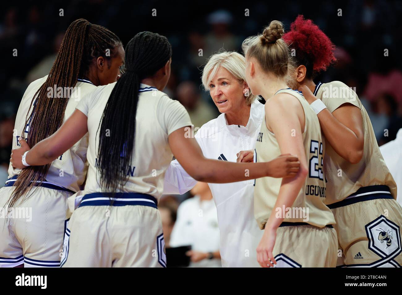 Atlanta, Georgia. 19th Nov, 2023. Georgia Tech head coach, Nell Fortner ...
