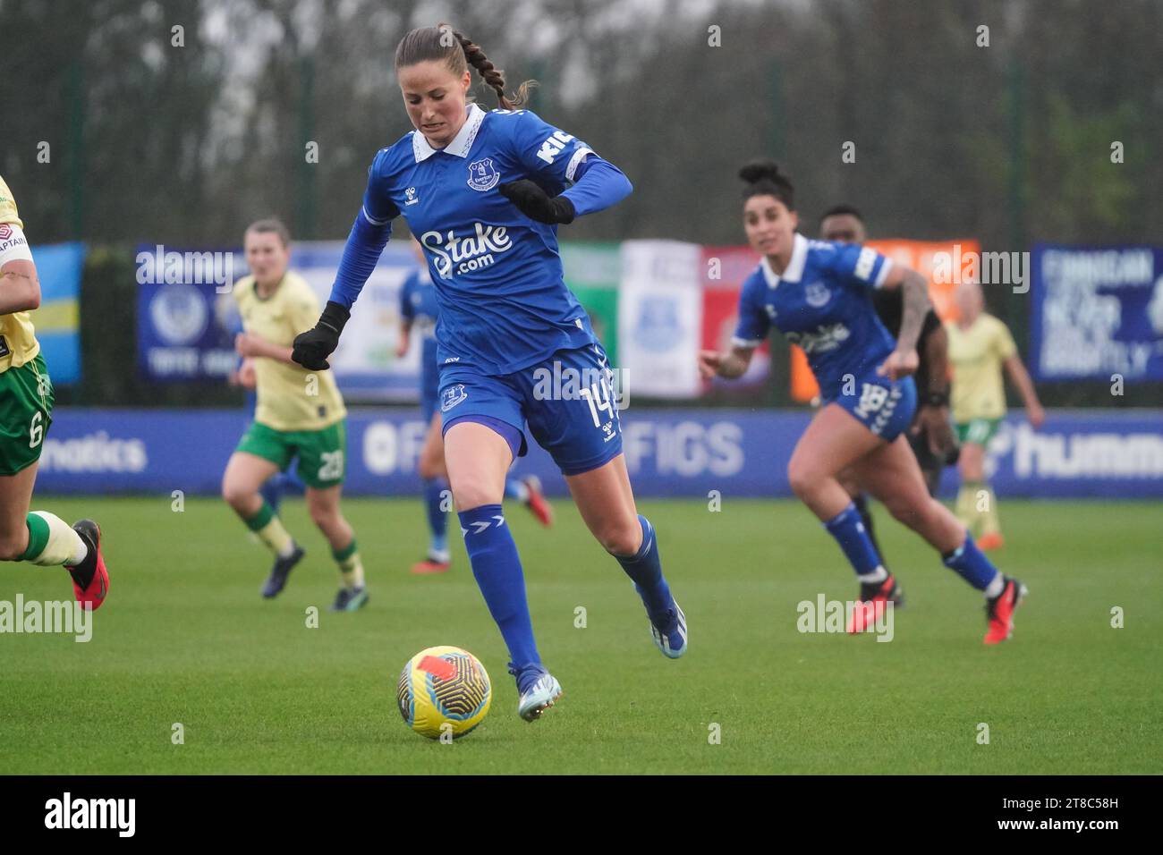 Everton FC v Bristol City FC Barclays Womens Super League WALTON HALL ...