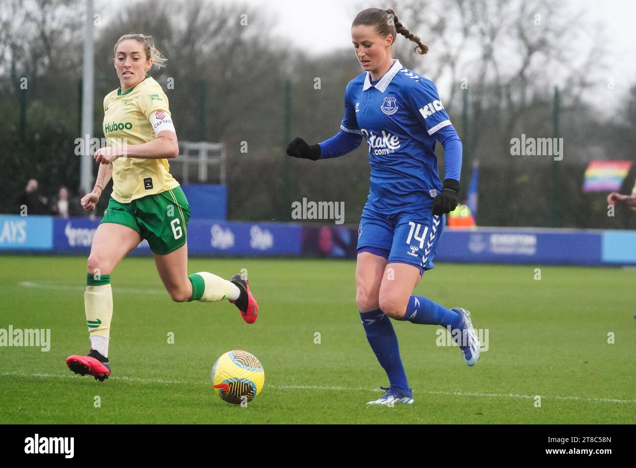 Everton FC v Bristol City FC Barclays Womens Super League WALTON HALL ...