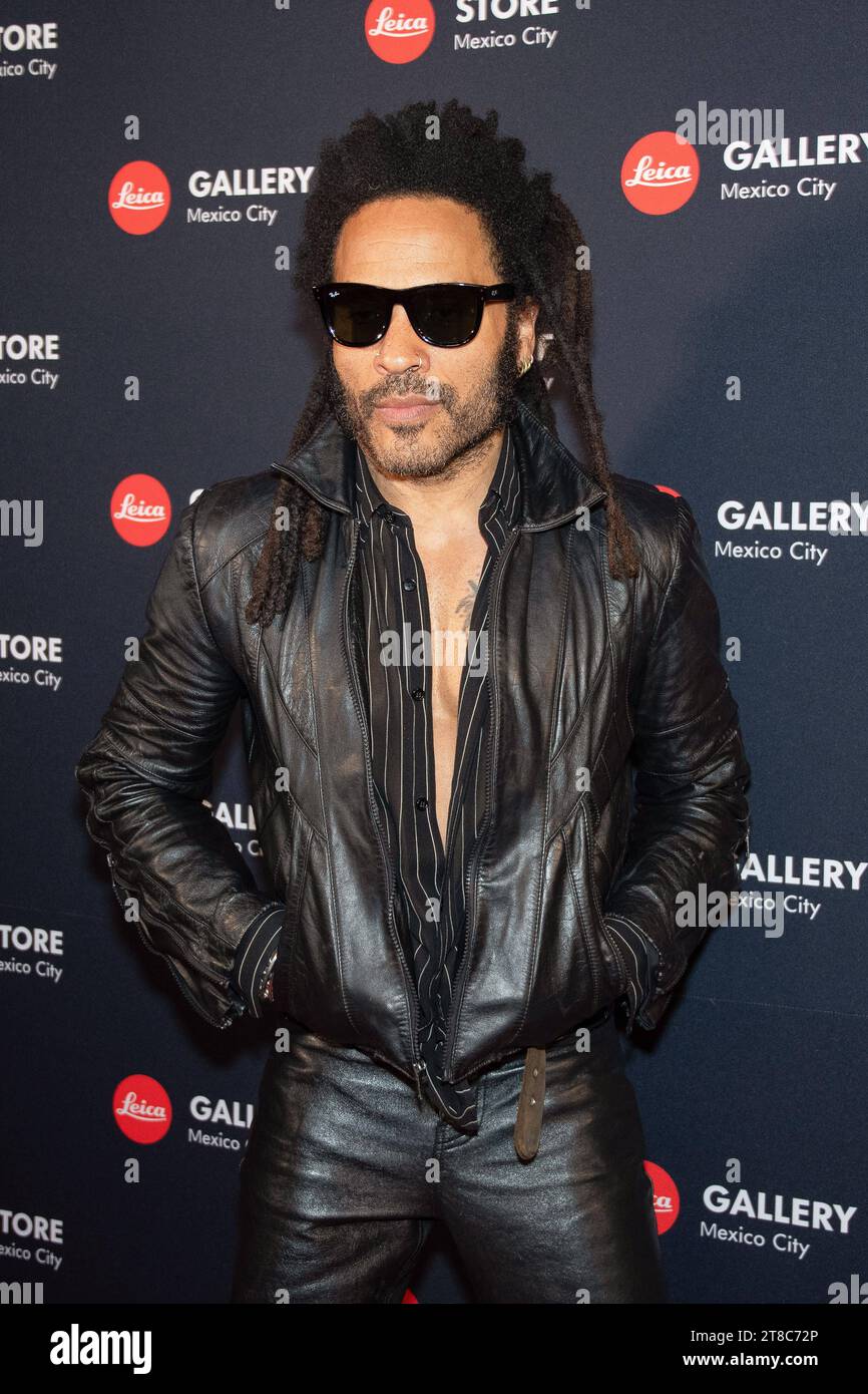 Leica Store Mexico Opening November 17, 2023, Mexico City, Mexico: Lenny Kravitz attends the ...