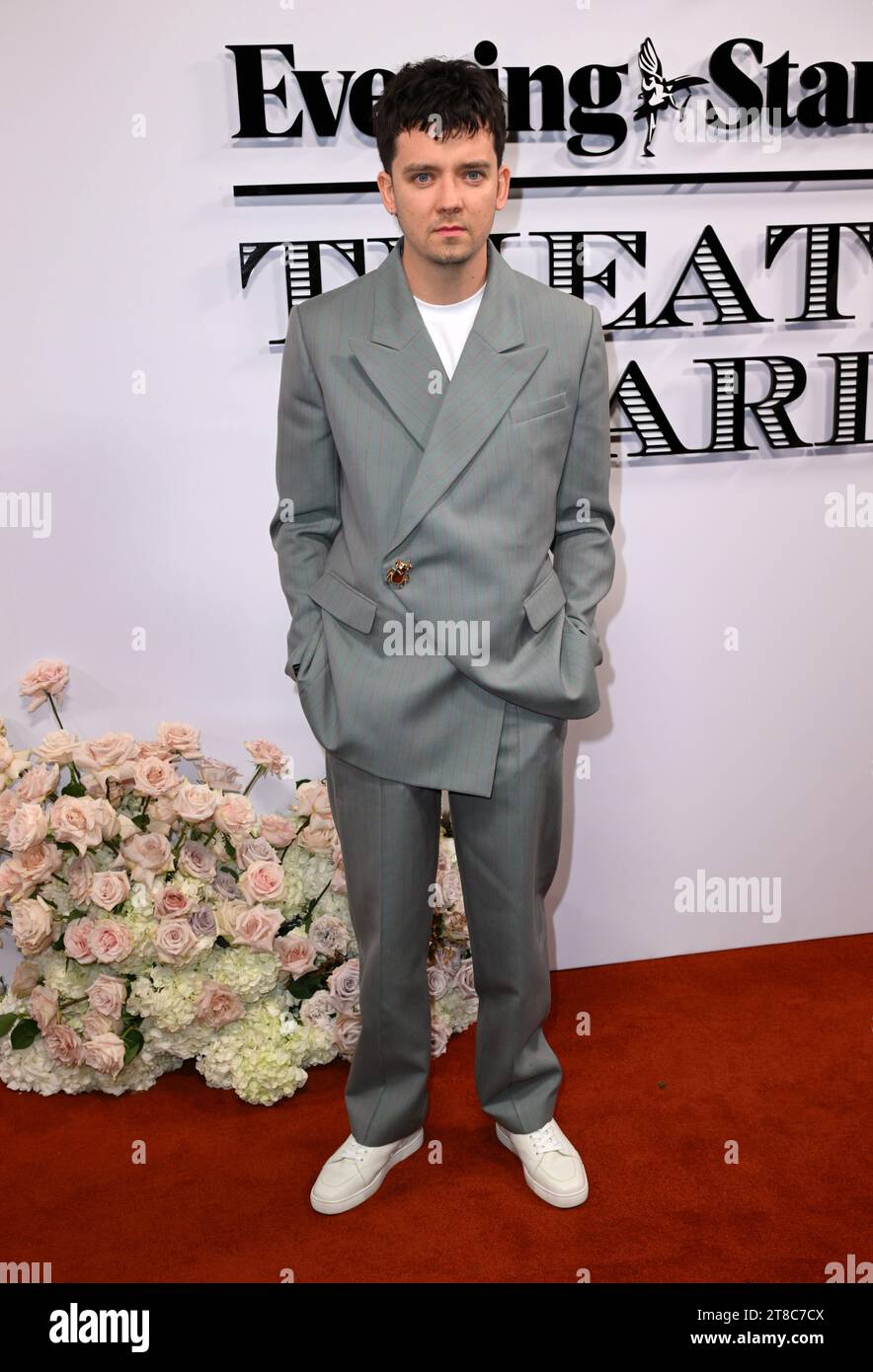 London, UK. November 19th, 2023. Asa Butterfield arriving at The ...