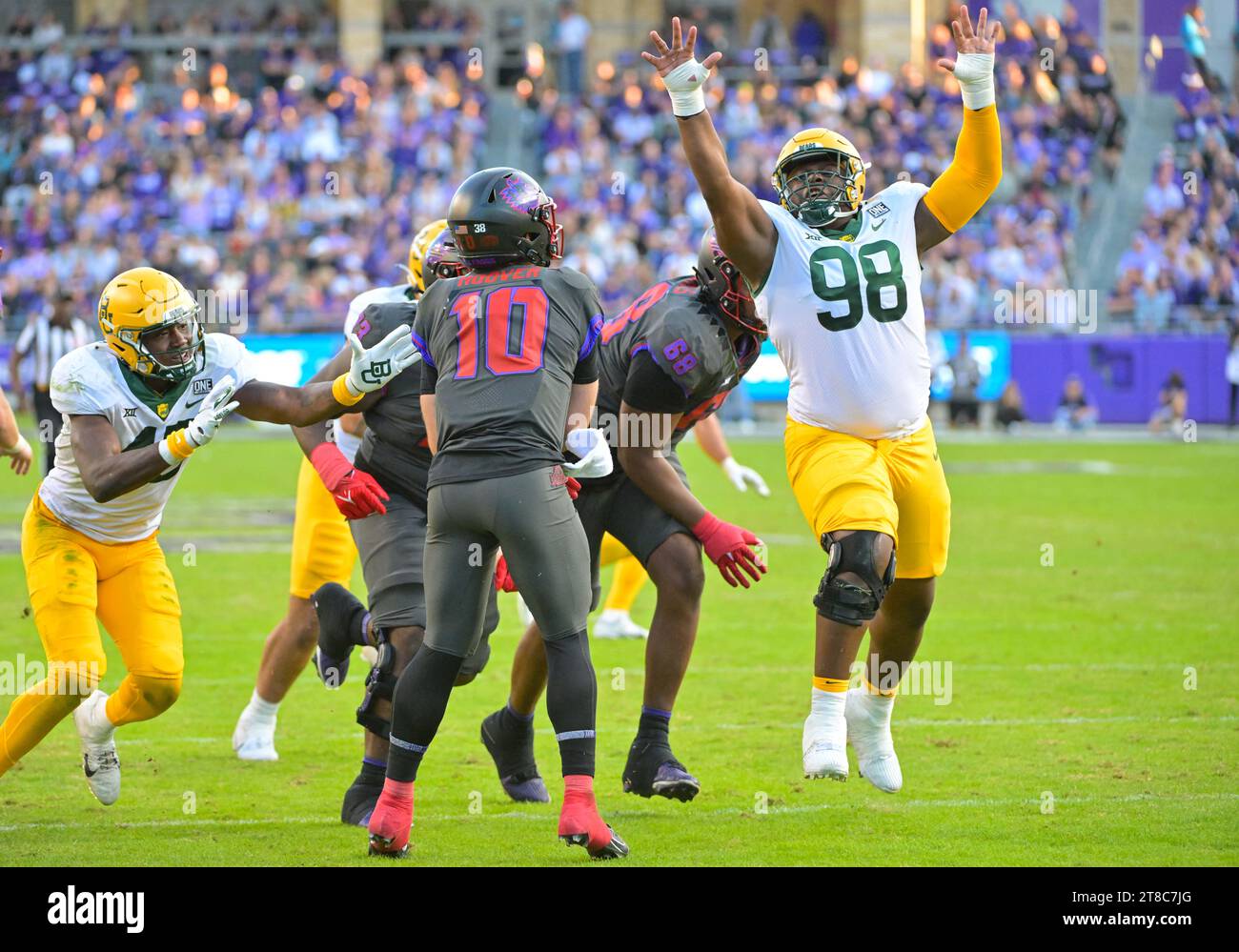 Fort Worth, Texas, USA. 18th Nov, 2023. Baylor Bears defensive lineman ...