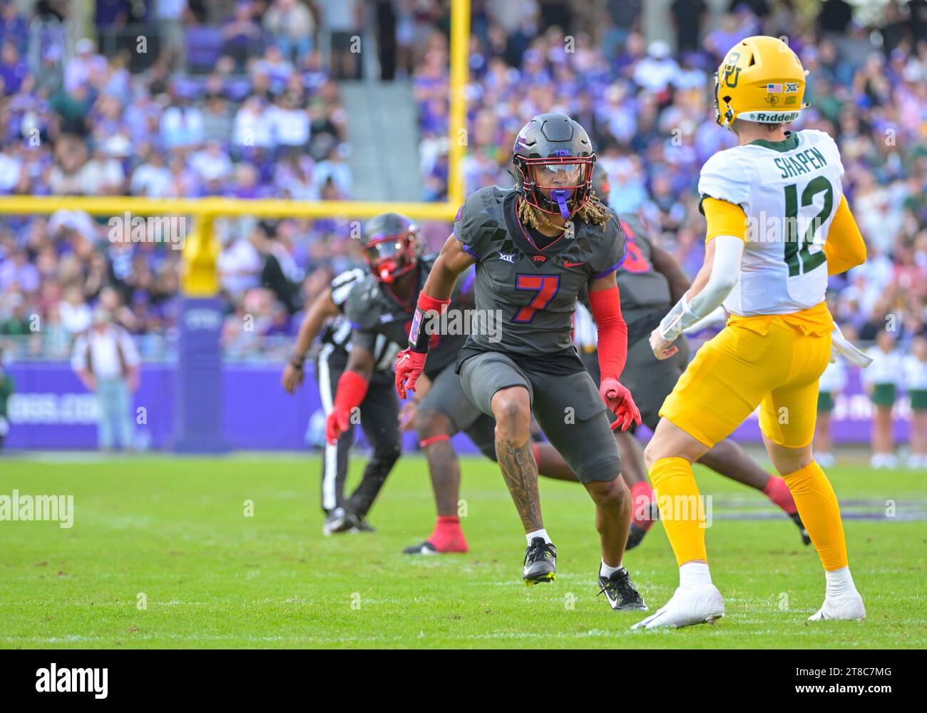 Fort Worth, Texas, USA. 18th Nov, 2023. TCU Horned Frogs cornerback ...