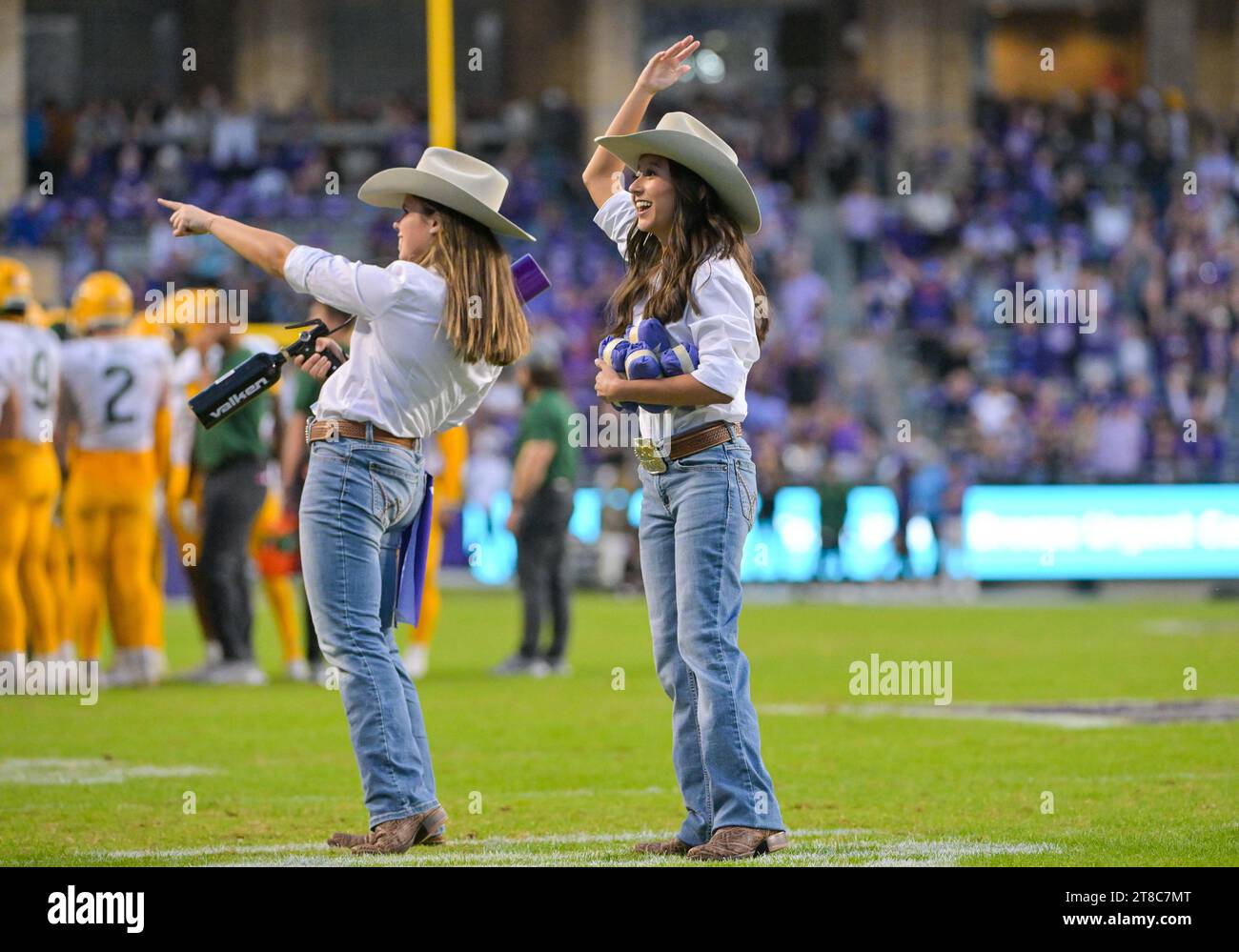 Fort Worth, Texas, USA. 18th Nov, 2023. TCU Horned Frogs rangers during ...