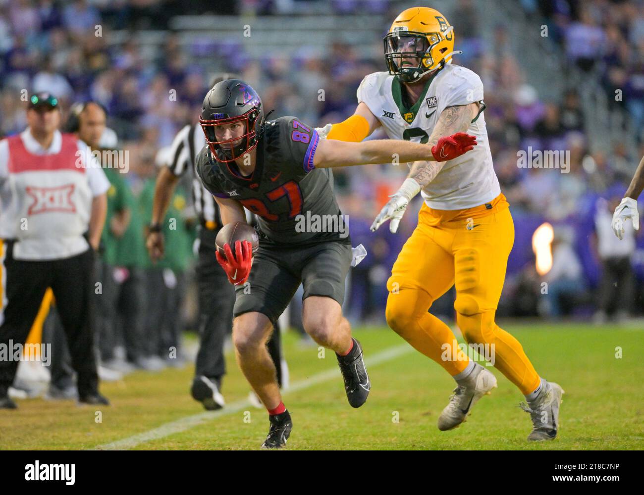 Fort Worth, Texas, USA. 18th Nov, 2023. Baylor Bears linebacker Matt ...