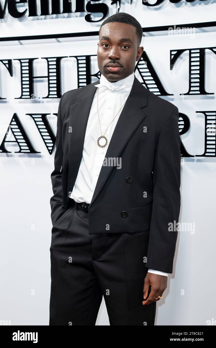 Paapa Essiedu poses for photographers upon arrival at The Evening ... Paapa Essiedu poses for photographers upon arrival at The Evening ...