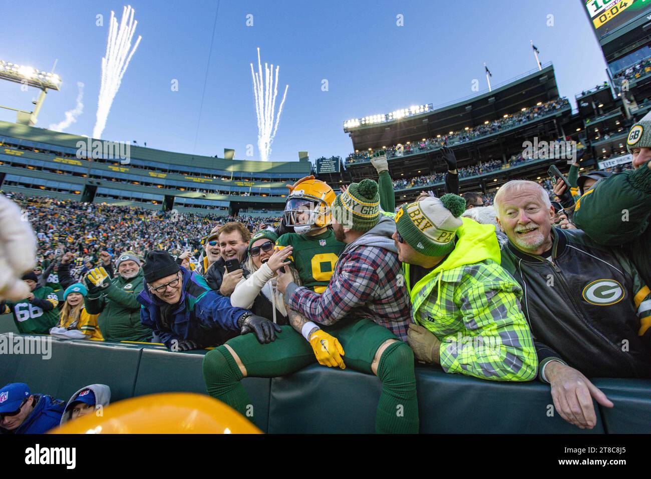 Green Bay, Wisconsin, USA. 19th Nov, 2023. Green Bay Packers wide ...
