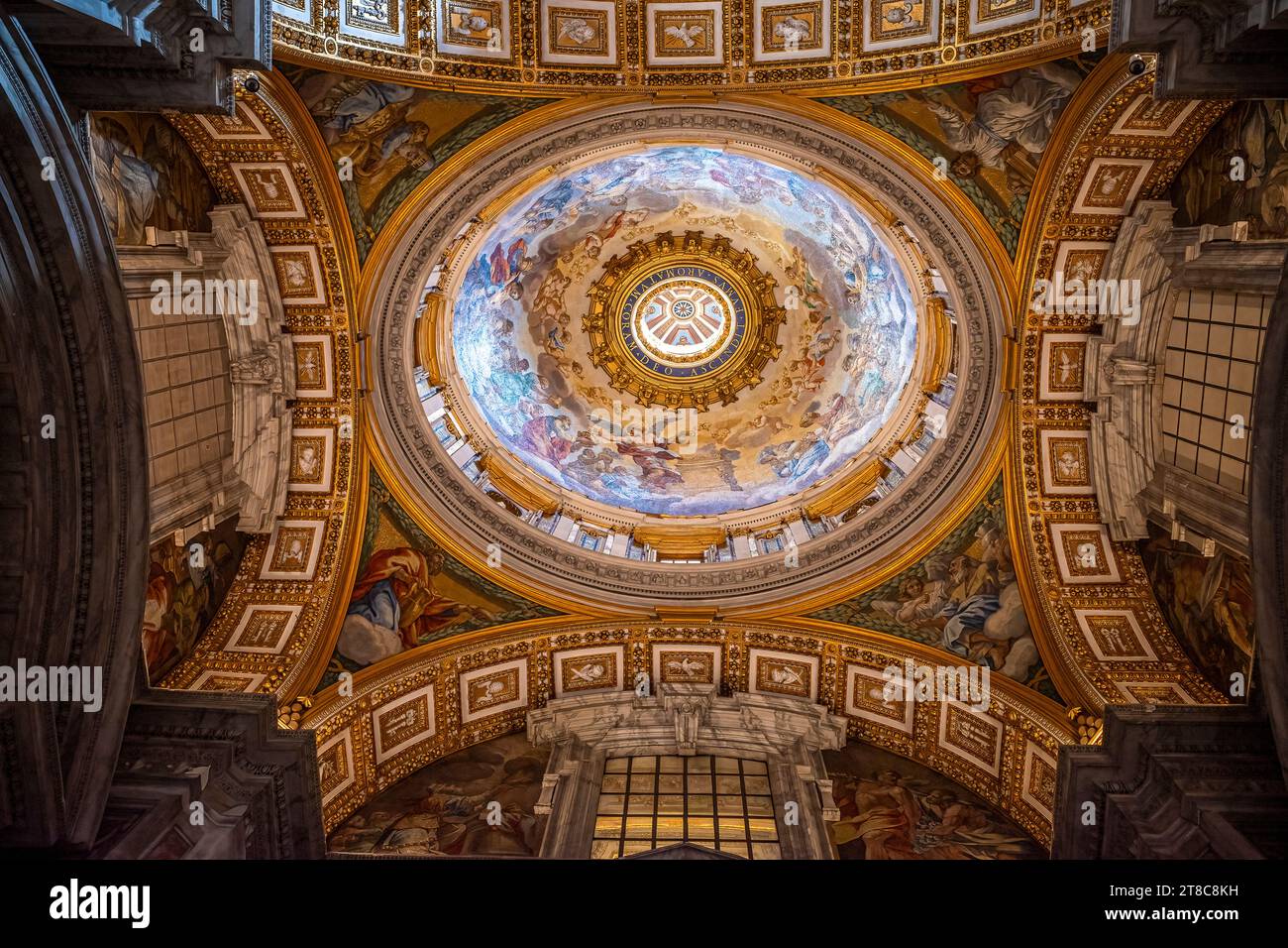 Interior images from the Vatican Basilica in Rome Italy Stock Photo - Alamy
