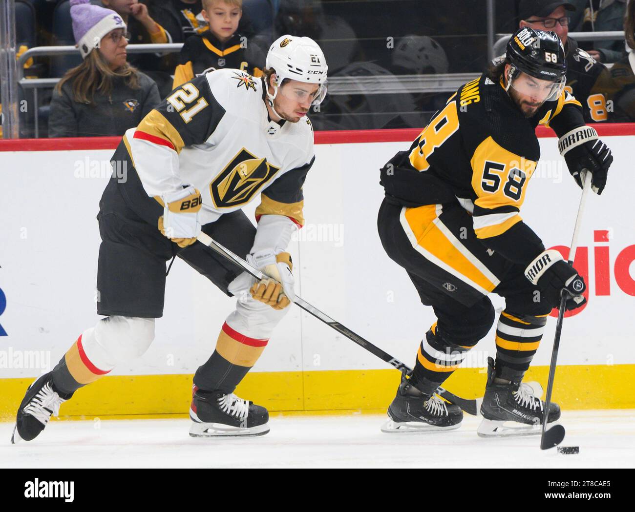 Brett howden knights hi-res stock photography and images - Alamy