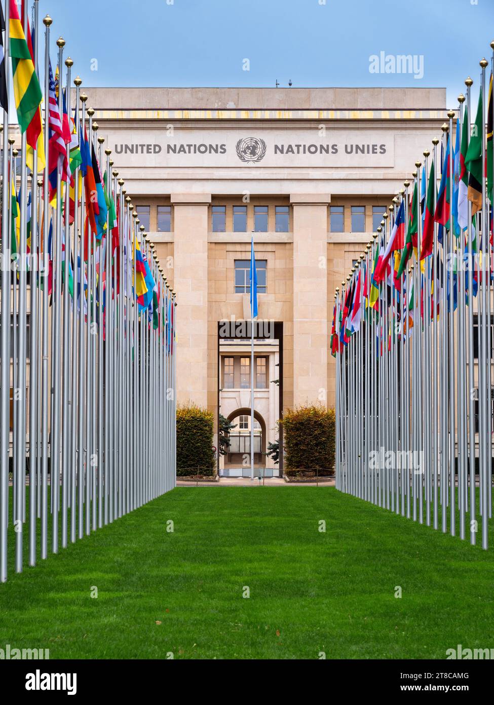 Geneva, Switzerland - November 3, 2023: United Nations Office Geneva or ...