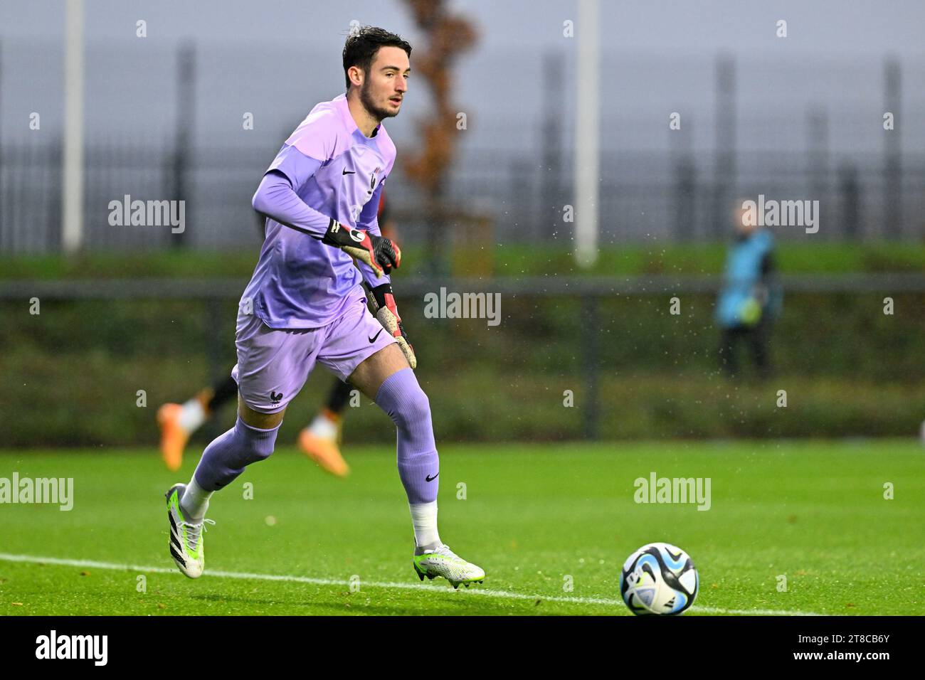 Tubize, Belgium. 18th Nov, 2023. goalkeeper Mathieu PATOUILLET (1) of ...