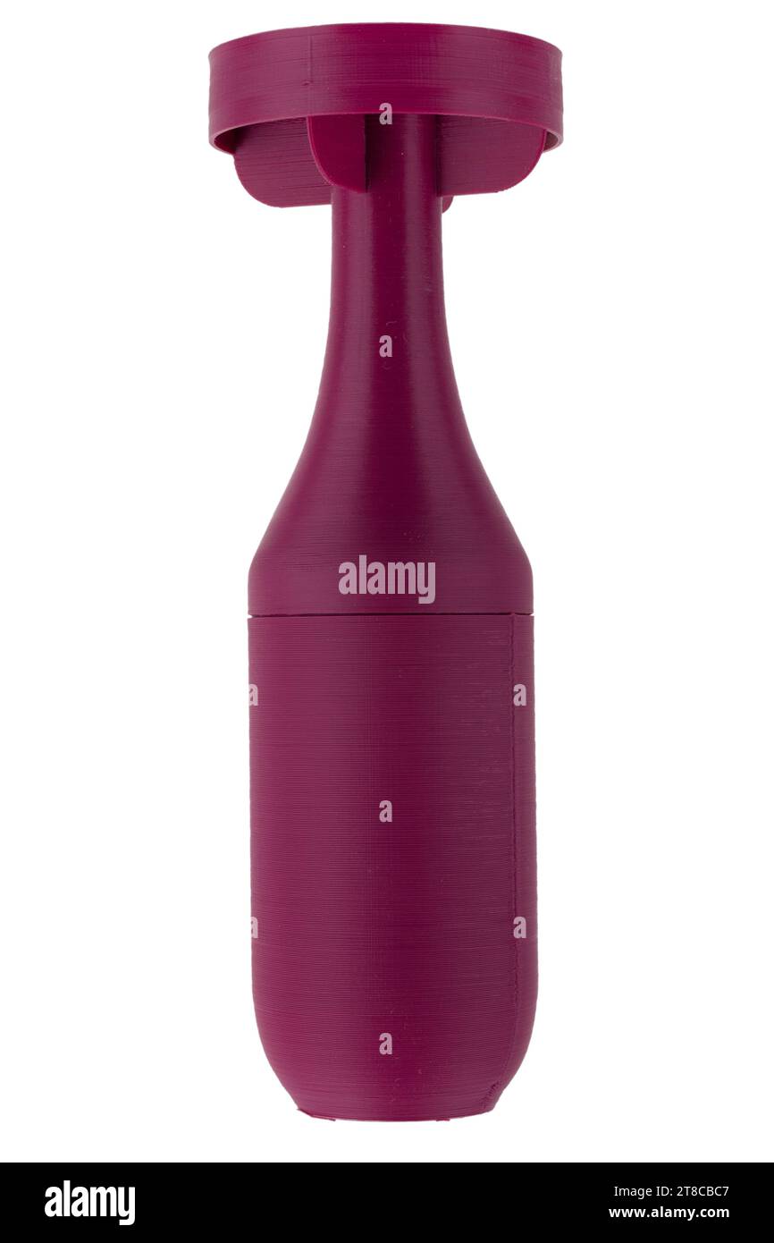 3d printed bomb for small combat drone isolated on white background ...