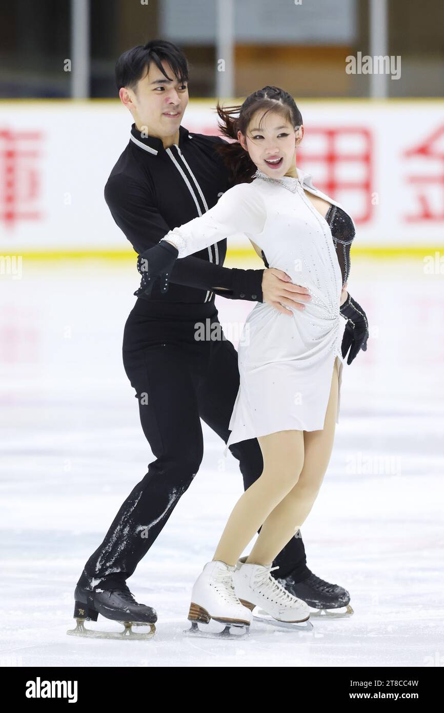 Kinoshita Kansei Ice Arena, Shiga, Japan. 18th Nov, 2023. Sara ...