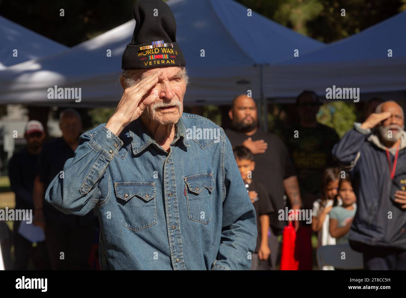 Veteran Wayne Miller, who served on the USS Garrard in the Philippines ...