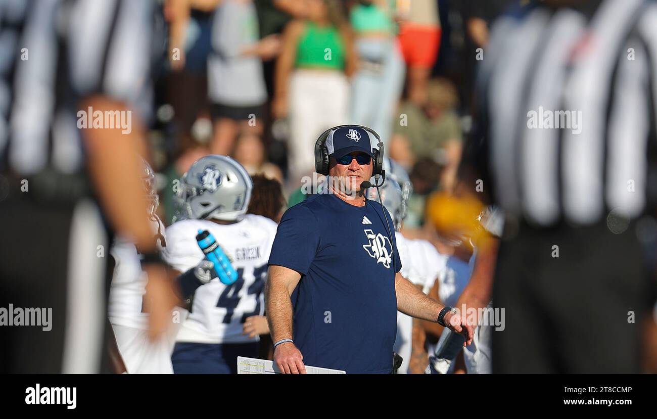 November 18, 2023: Mike Bloomgren is the head football coach for the ...