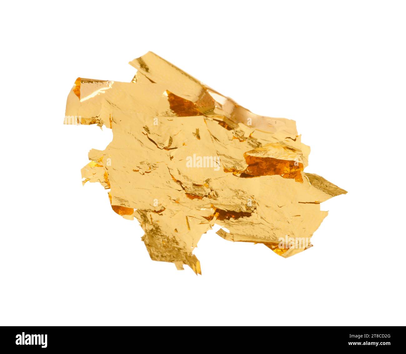 Gold leaf material Cut Out Stock Images & Pictures - Alamy