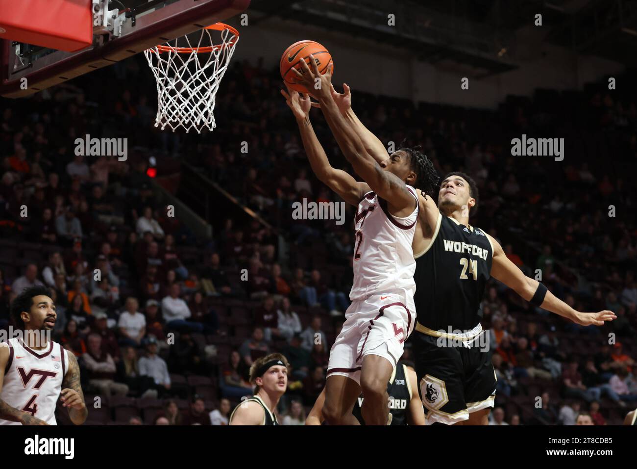 Blacksburg, Virginia, USA. 19th Nov, 2023. Virginia Tech Hokies guard ...