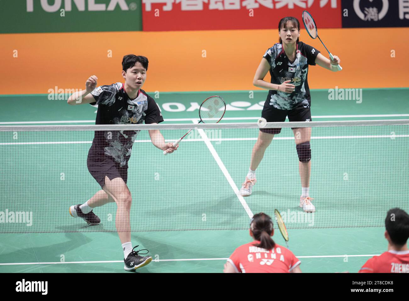 Kumamoto, Japan. 18th Nov, 2023. Seo Seung Jae & Chae Yu Jung (KOR ...