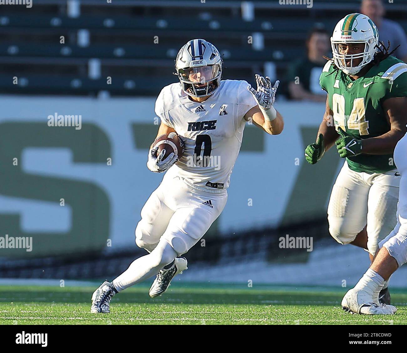 November 18, 2023: Rice University junior Dean Connors (0) runs the ...