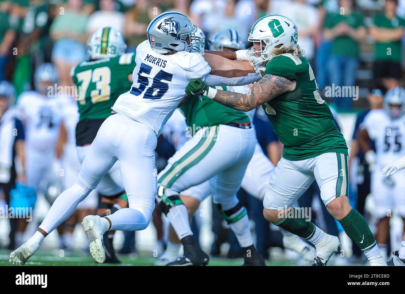 November 18, 2023: Rice University freshman Ty Anthony Morris (56 ...