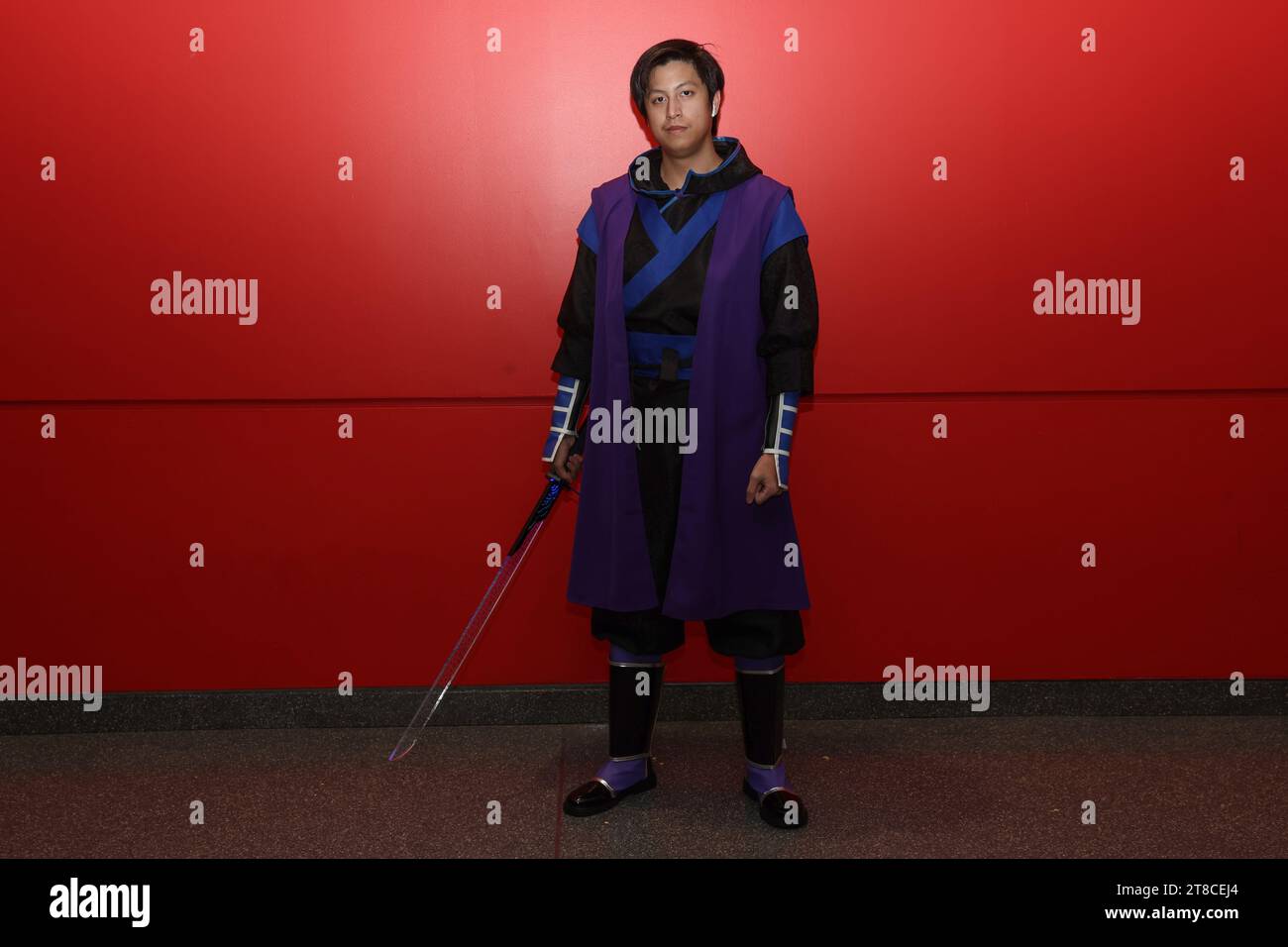 Cosplayer Jared from New Jersey is dressed as Killer Seven from Scissor ...