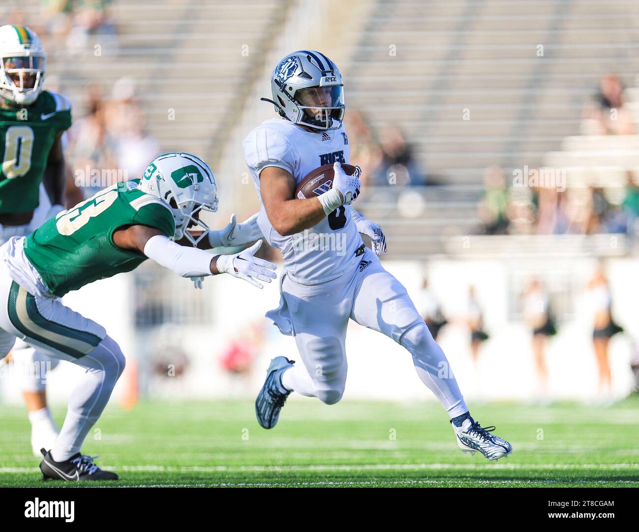 November 18, 2023: Rice University junior Dean Connors (0) runs through ...