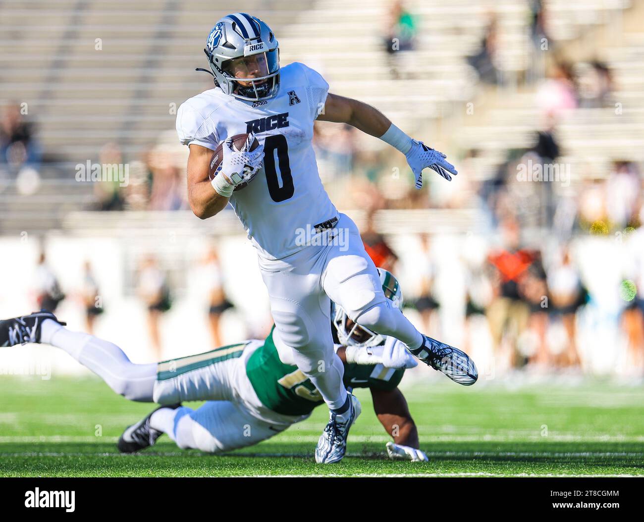 November 18, 2023: Rice University junior Dean Connors (0) runs through ...