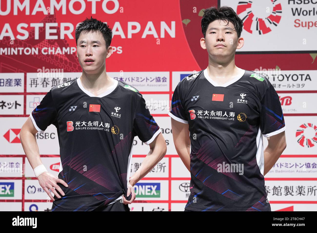 Kumamoto, Japan. 19th Nov, 2023. Liu Yu Chen & Ou Xuan Yi (CHN ...