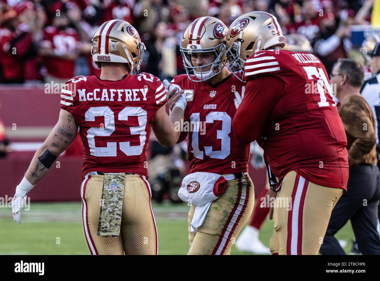 Christian mccaffrey brandon aiyuk hi-res stock photography and images ...