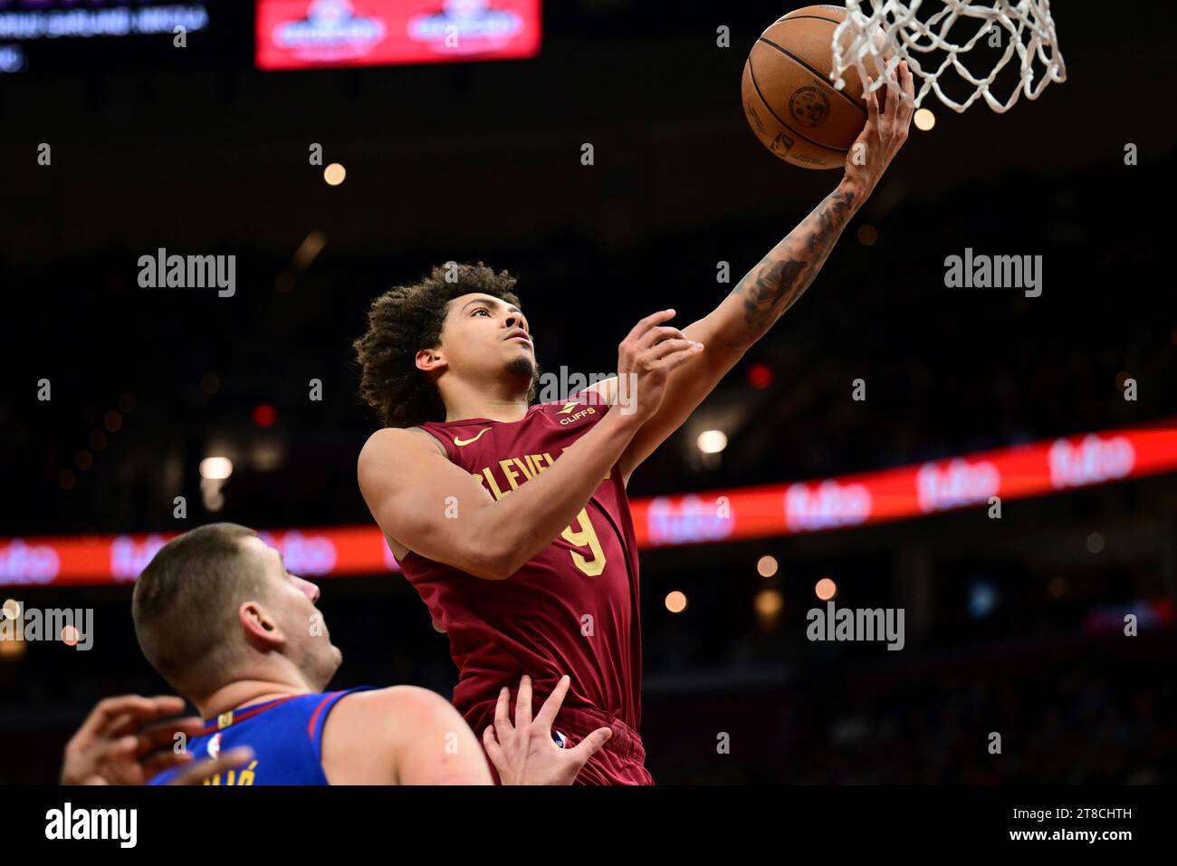 Cleveland Cavaliers guard Craig Porter goes to the basket in the second ...