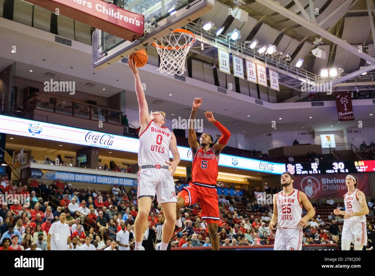 Charleston, South Carolina, USA. 19th Nov, 2023. Utah Utes guard HUNTER ...