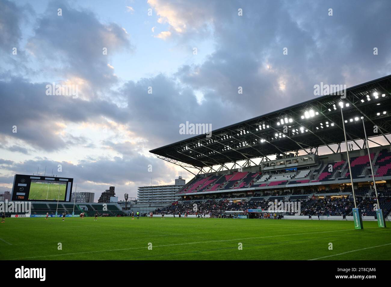 Osaka, Japan. Credit: MATSUO. 19th Nov, 2023. General view Rugby : Asia ...