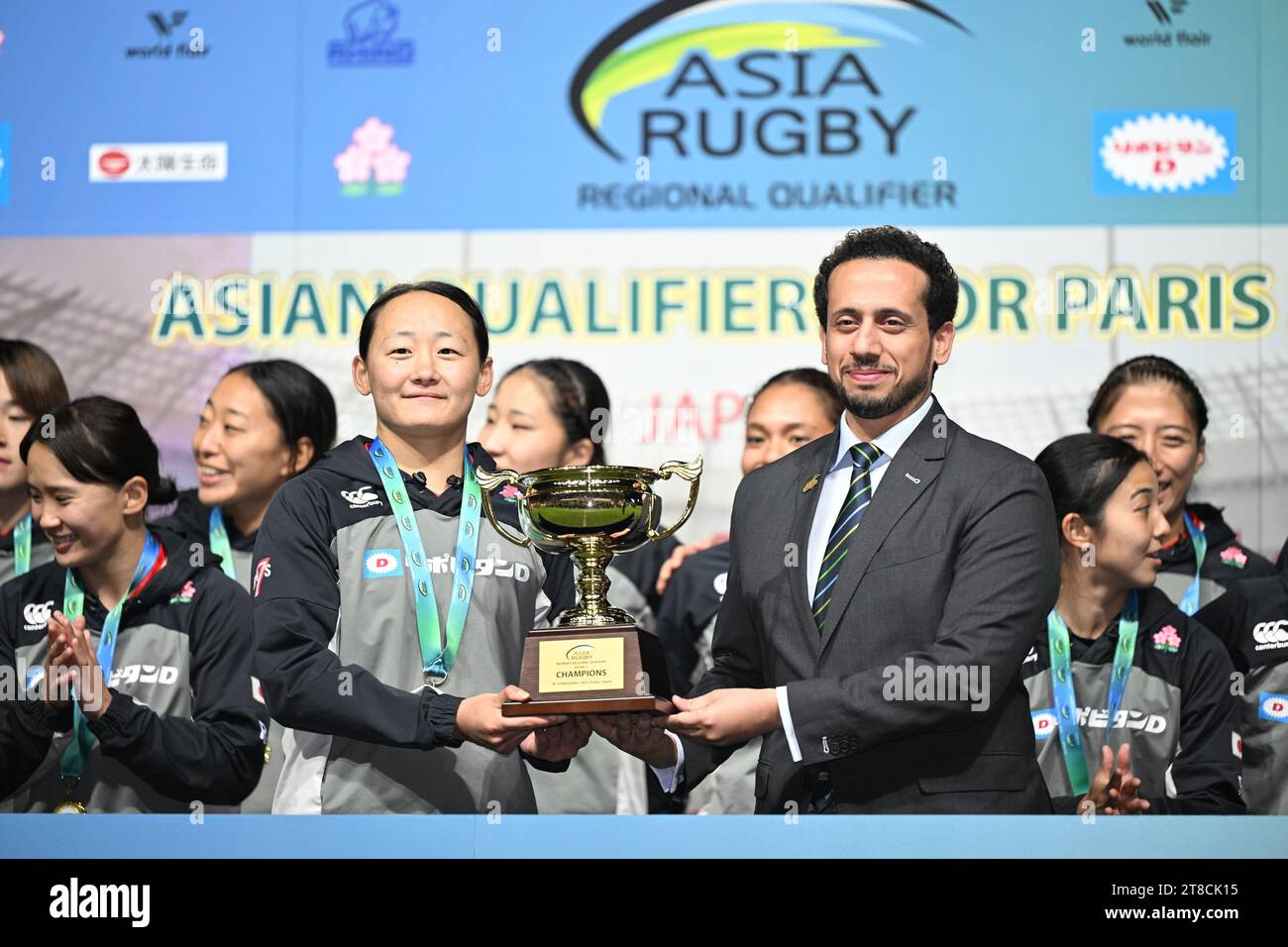 Osaka, Japan. Credit: MATSUO. 19th Nov, 2023. Yume Hirano (JPN) Rugby ...
