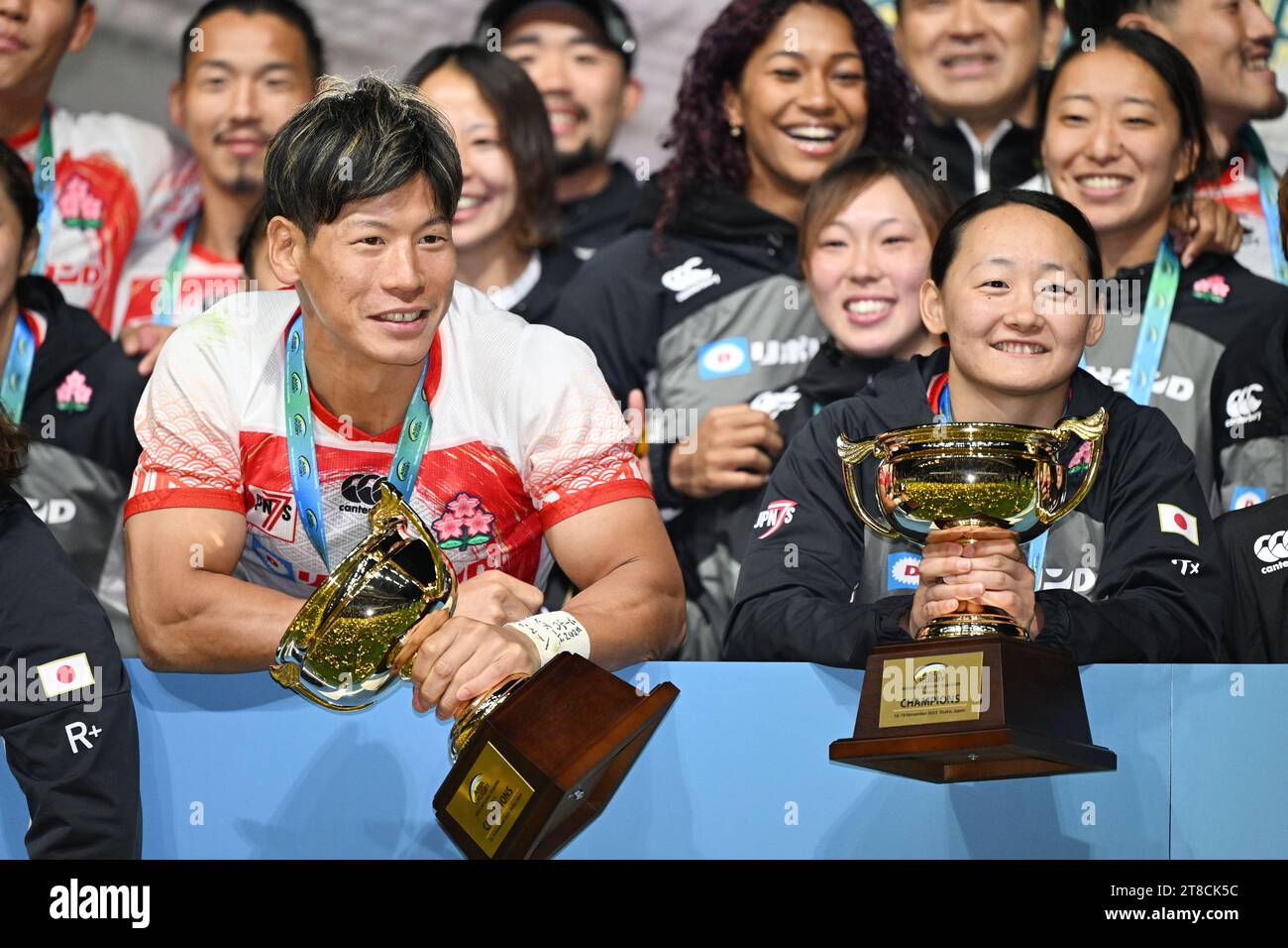 Osaka, Japan. Credit: MATSUO. 19th Nov, 2023. (L-R) Taisei Hayashi (JPN ...