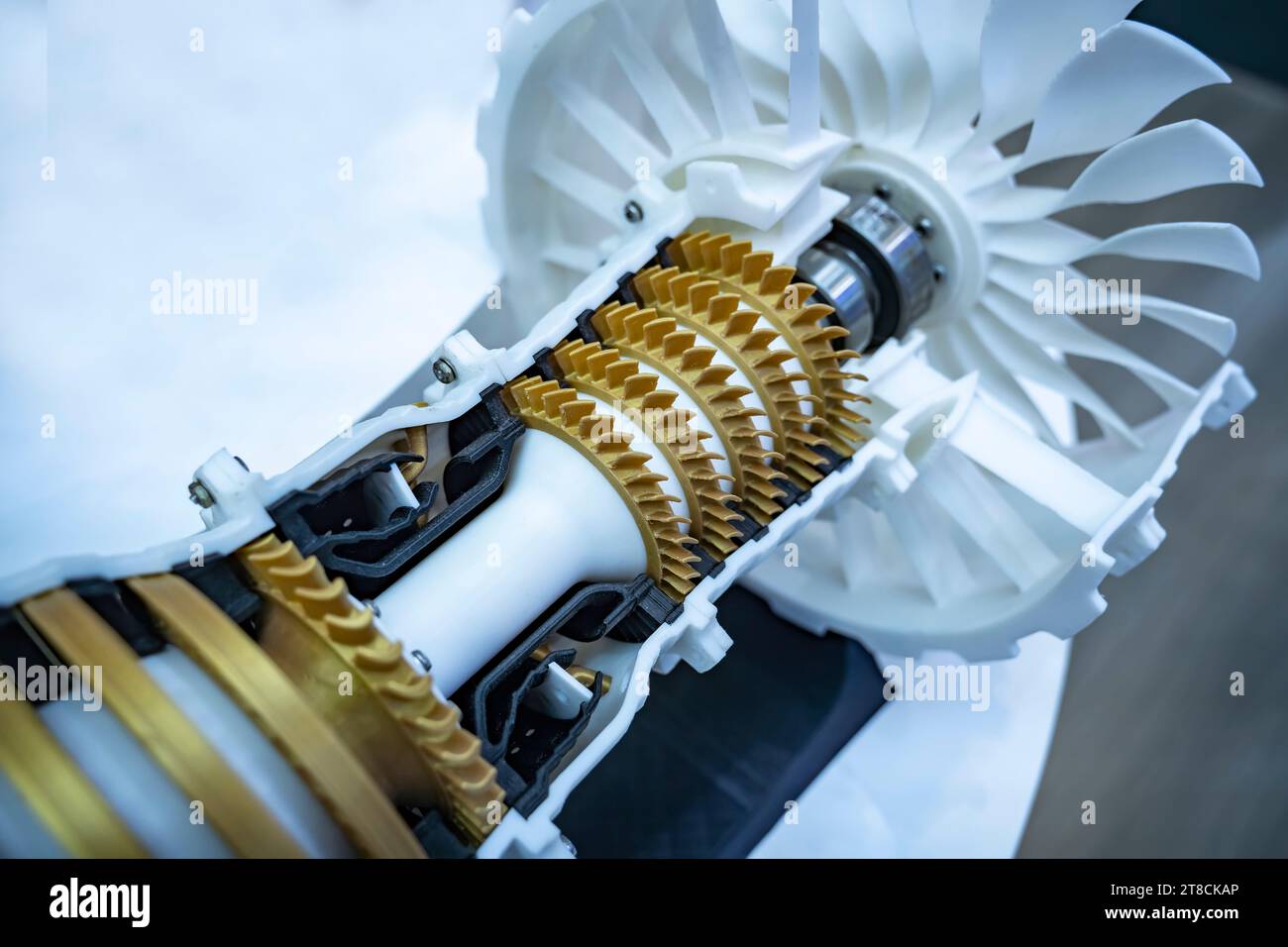 Jet engine turbine 3d hi-res stock photography and images - Alamy