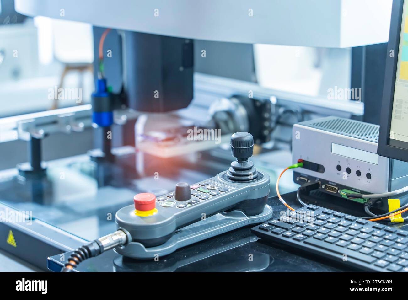 panel of auto robot machine of electronics industrial Stock Photo - Alamy