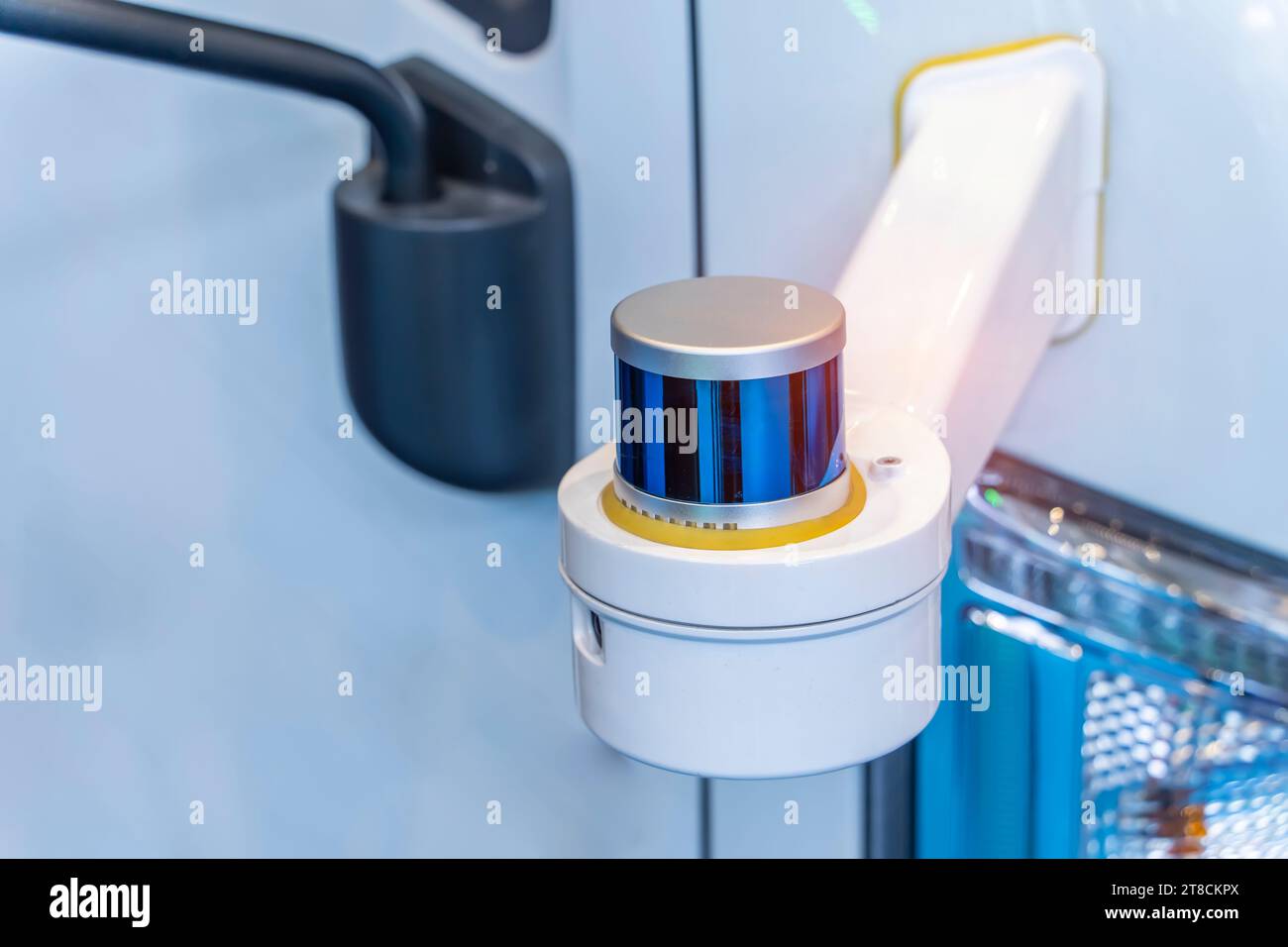 high definition Lidar for self driving car sensor seen Stock Photo - Alamy