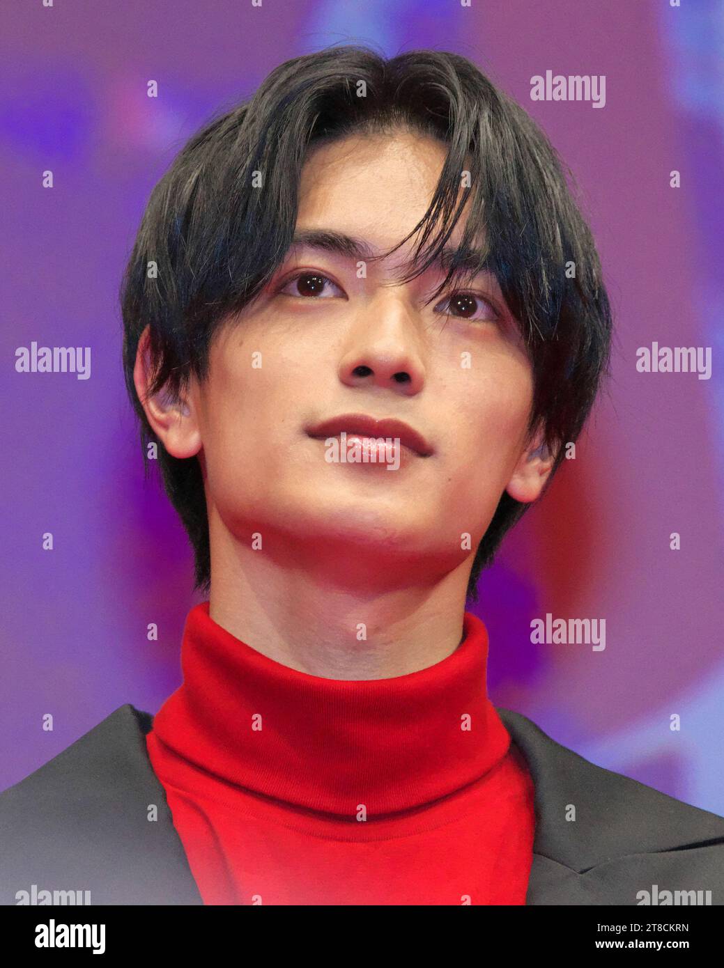 Member of the Japanese boys group "Naniwa Danshi" Kyohei Takahashi ...