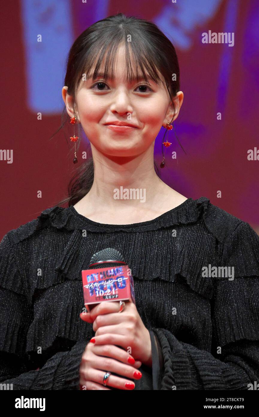 Former member of the Japanese girls group "Nogizaka46" Asuka Saito ...