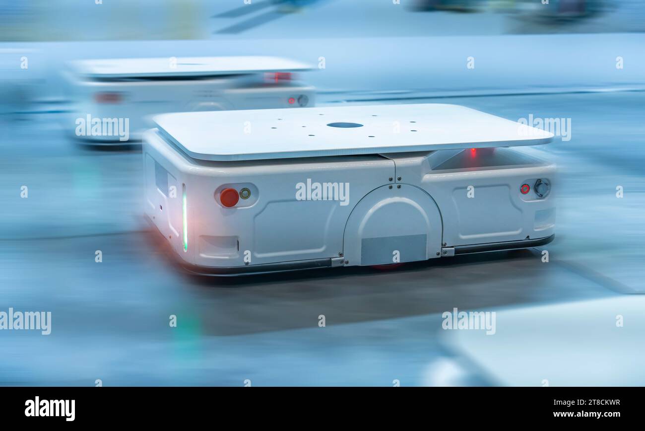 warehouse robot car assembly in factory Stock Photo - Alamy