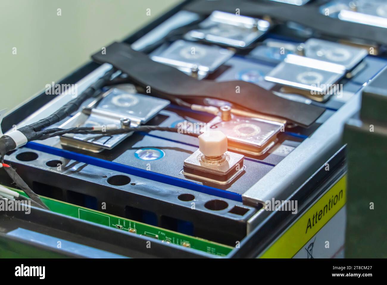 Lithium ion industrial high current batteries Stock Photo - Alamy