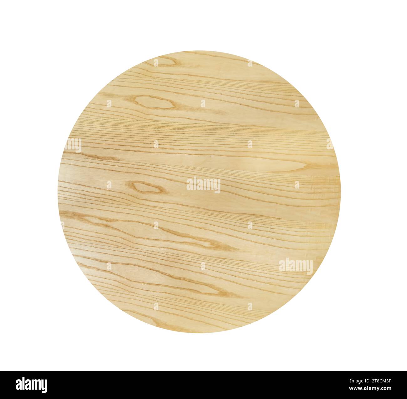 round board isolated on white background. View from above Stock Photo ...