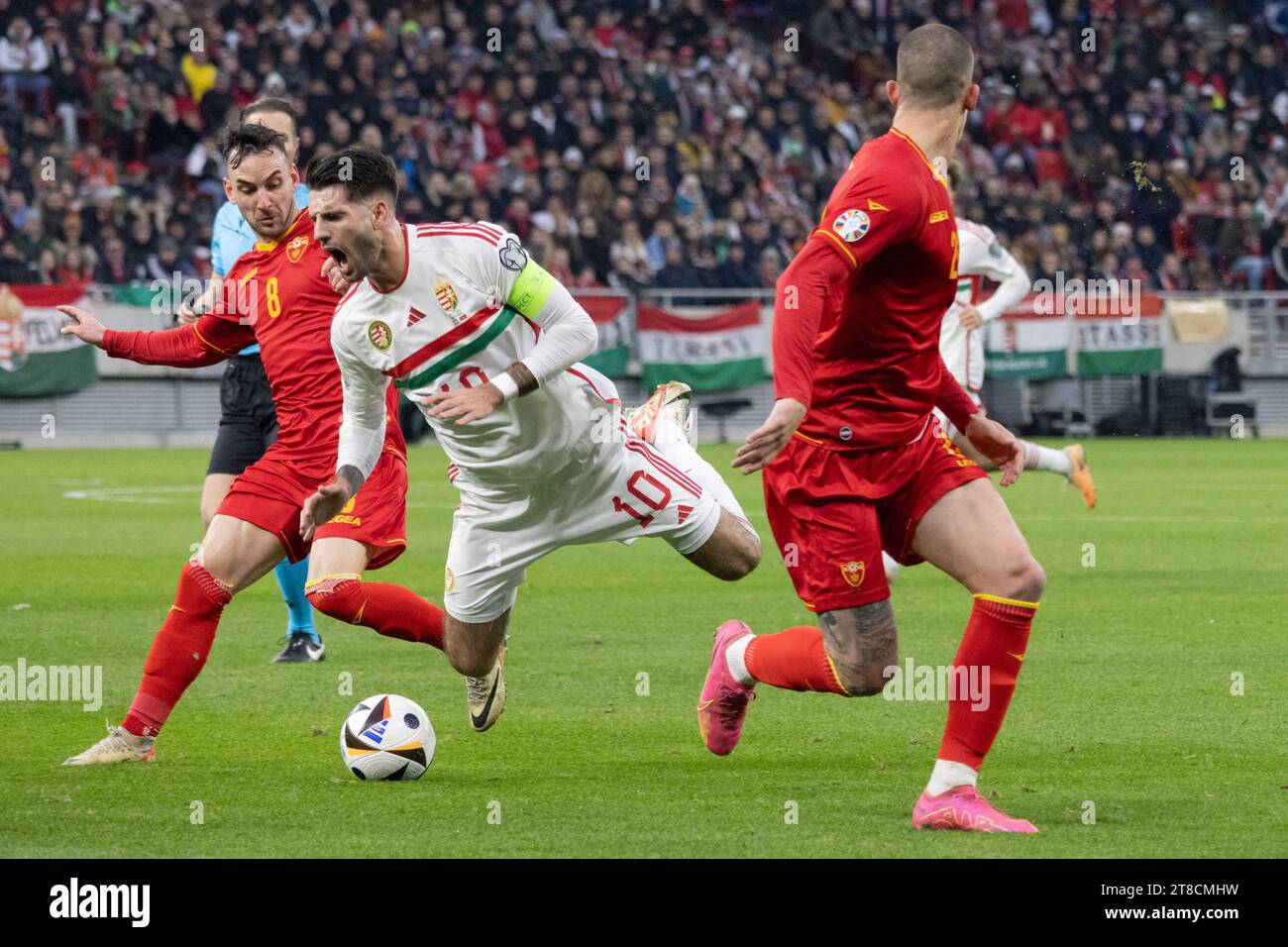 Budapest. 19th Nov, 2023. Marko Jankovic (L) and Slobodan Rubezic (R ...