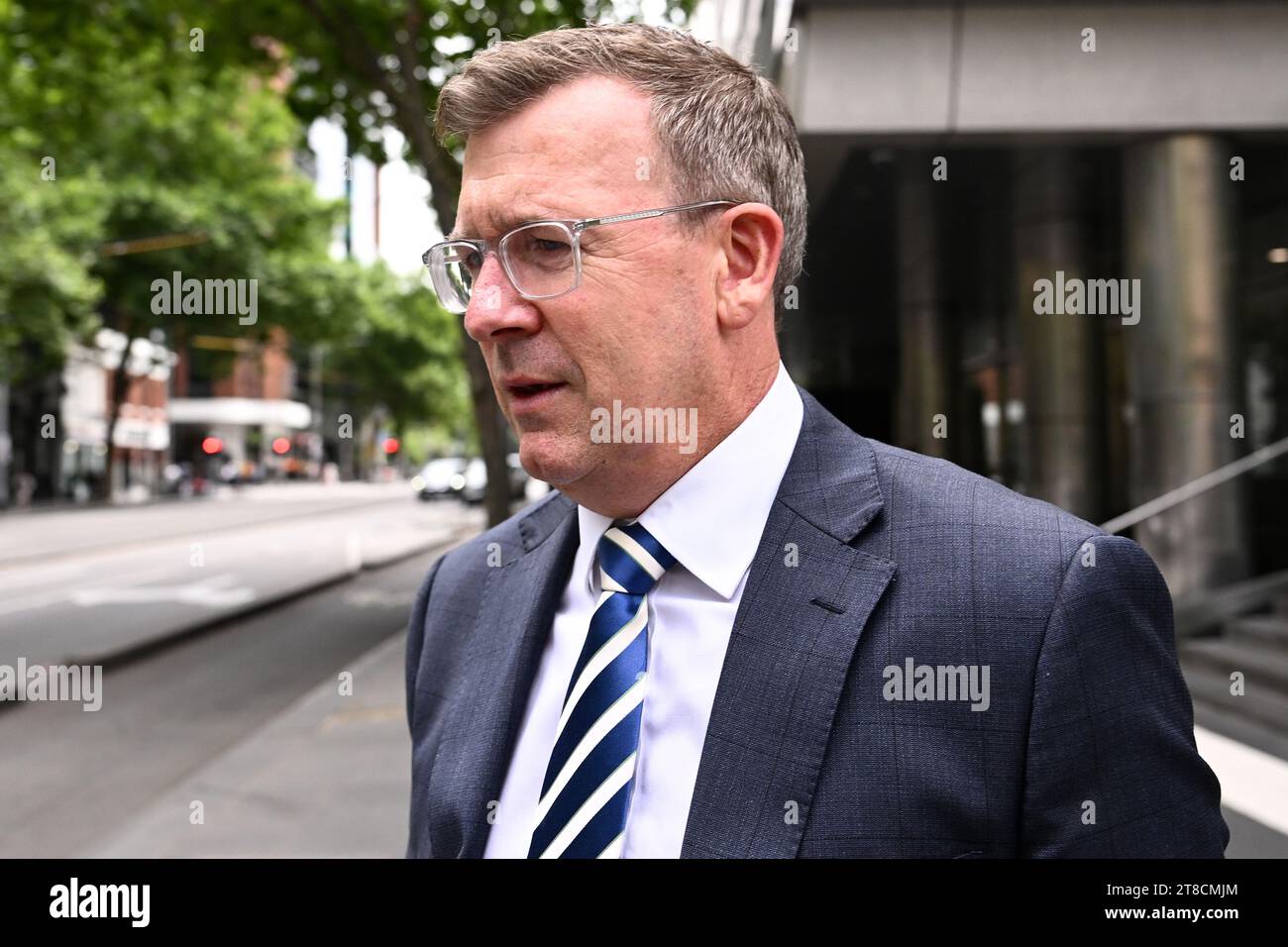 Melbourne, Australia. 20th Nov, 2023. Alan Tudge leaves the County ...