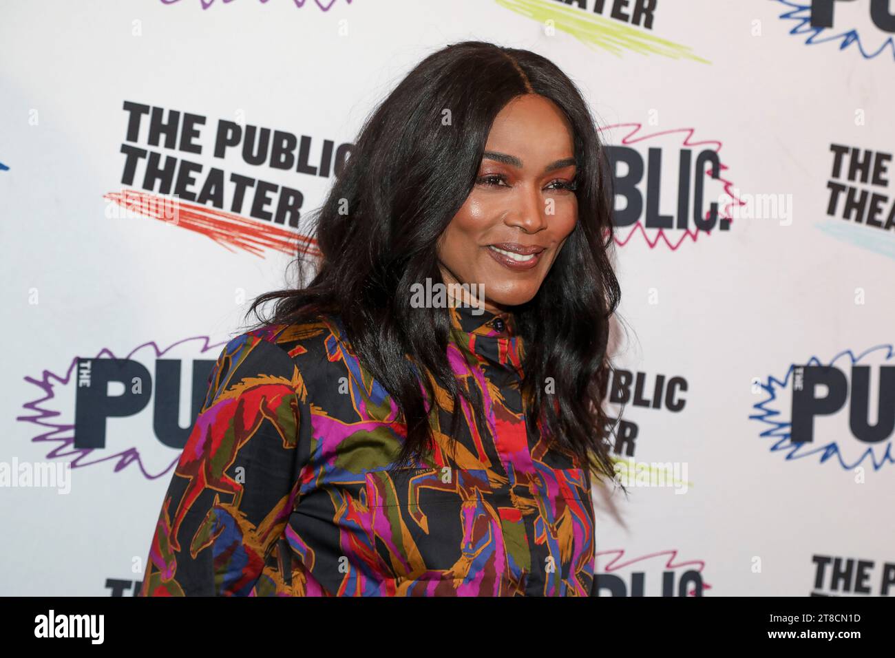 Angela Bassett attends the "Hell's Kitchen" Off-Broadway opening night ...