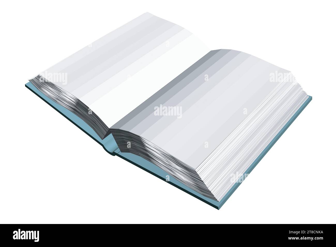 Model of a polygonal open book isolated on a white background ...